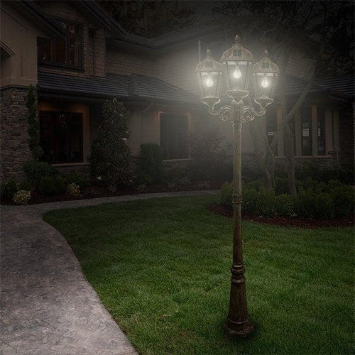 Royal Solar Lamp Post - Triple