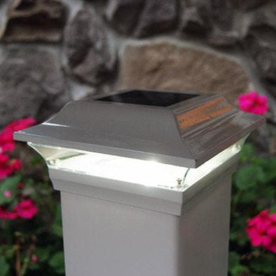 Colonial Solar Cap Light