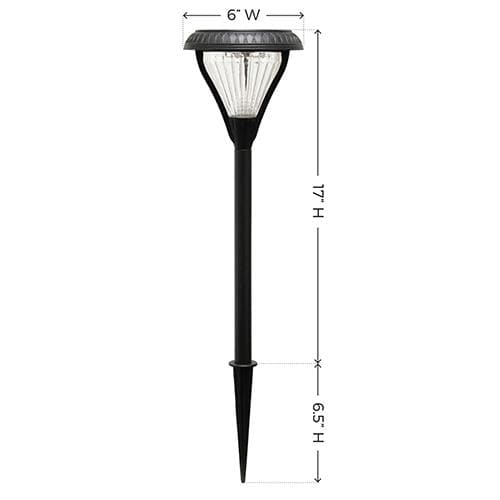 Classic Solar Pathway Light | 2 Pack | Choose Bright or Warm White