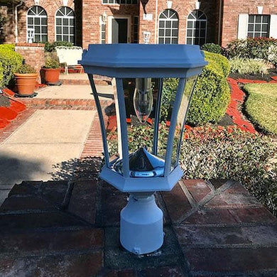Victorian Solar Powered Lamp Post Light