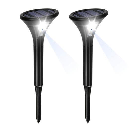 Modern Solar Pathway Light | Motion Activated | 2 Pack | Warm or Cool